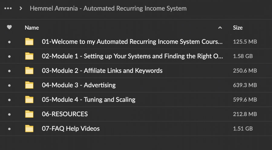 Hemmel Amrania – Automated Recurring Income System - Course24h.com